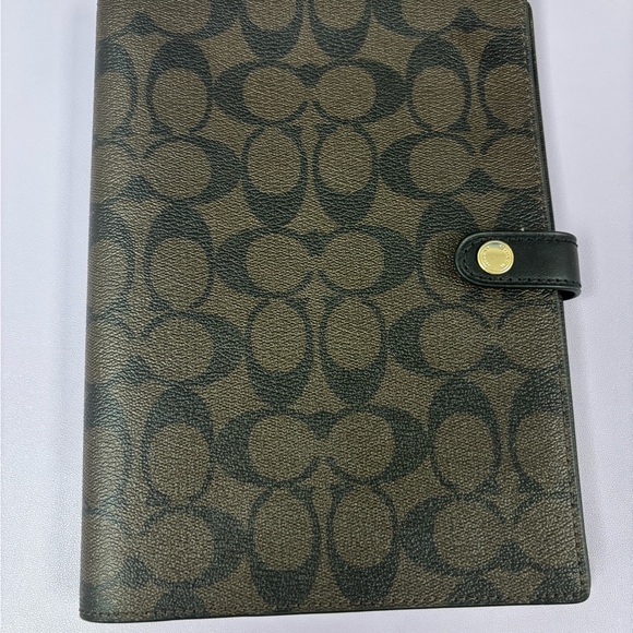 Coach | Office | Coach Signature Print Notebook | Poshmark